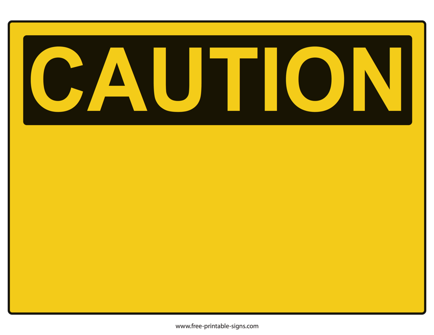 Free Safety Signs Download Printable Printable Templates